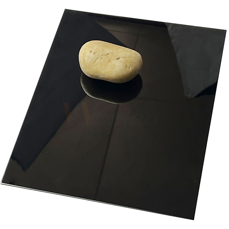 1500mm Super Mirror Stainless Steel Sheet Black Titanium PVD Color 304 ...