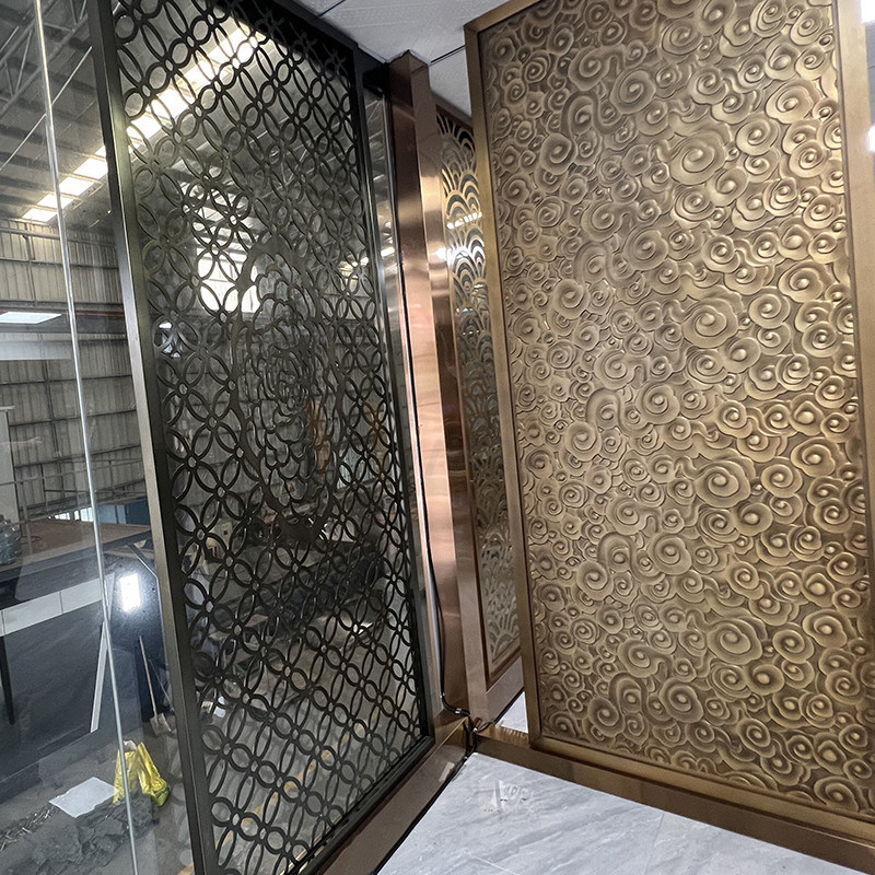 201 304 316 Grade Color Finished Restaurant Stainless Steel Wall Panels ...