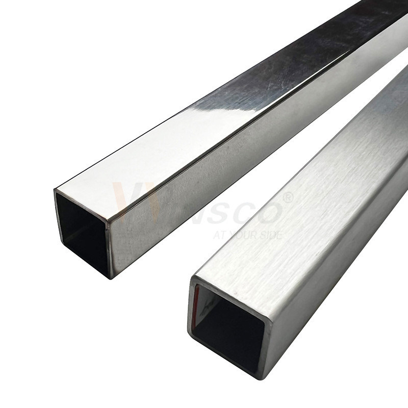 SUS 201 304 316 20mmx20mm Size Stainless Steel Square Pipe 0.6mm-2.0mm ...