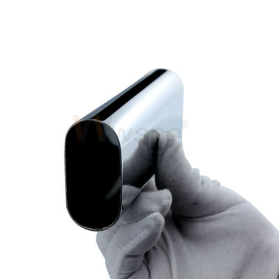 Aisi 201 304 316 Stainless Steel Oval Tube Inox Stair Handrail Ellipse ...